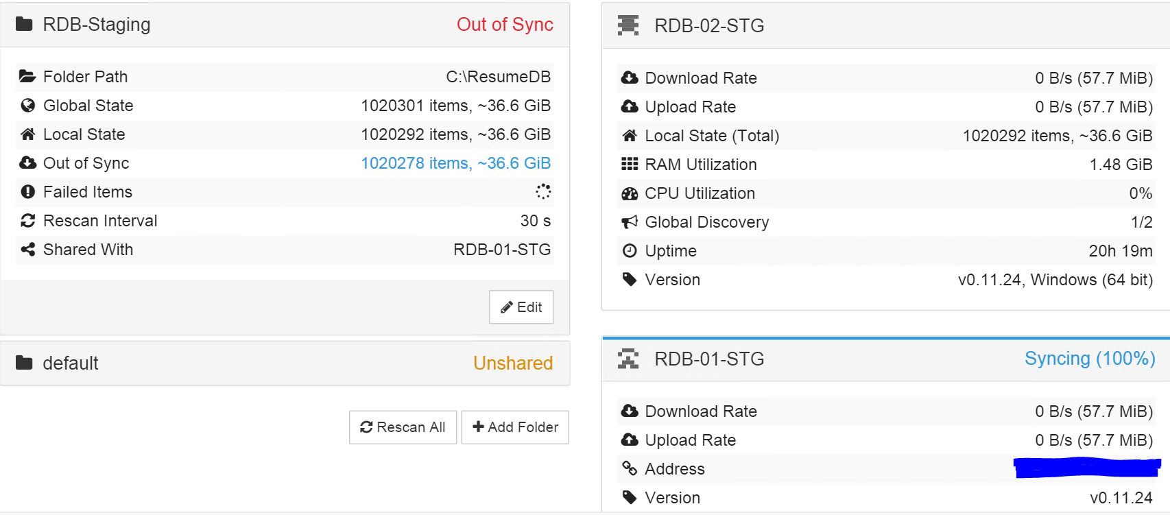 Insufficient Disk Space error when only metadata needs to be synced · Issue #2255 · syncthing ...
