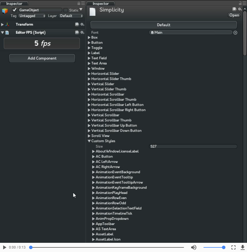 GitHub - zios/unity-guiskin-editor: Provides the Unity Editor with an alternative inspector ...
