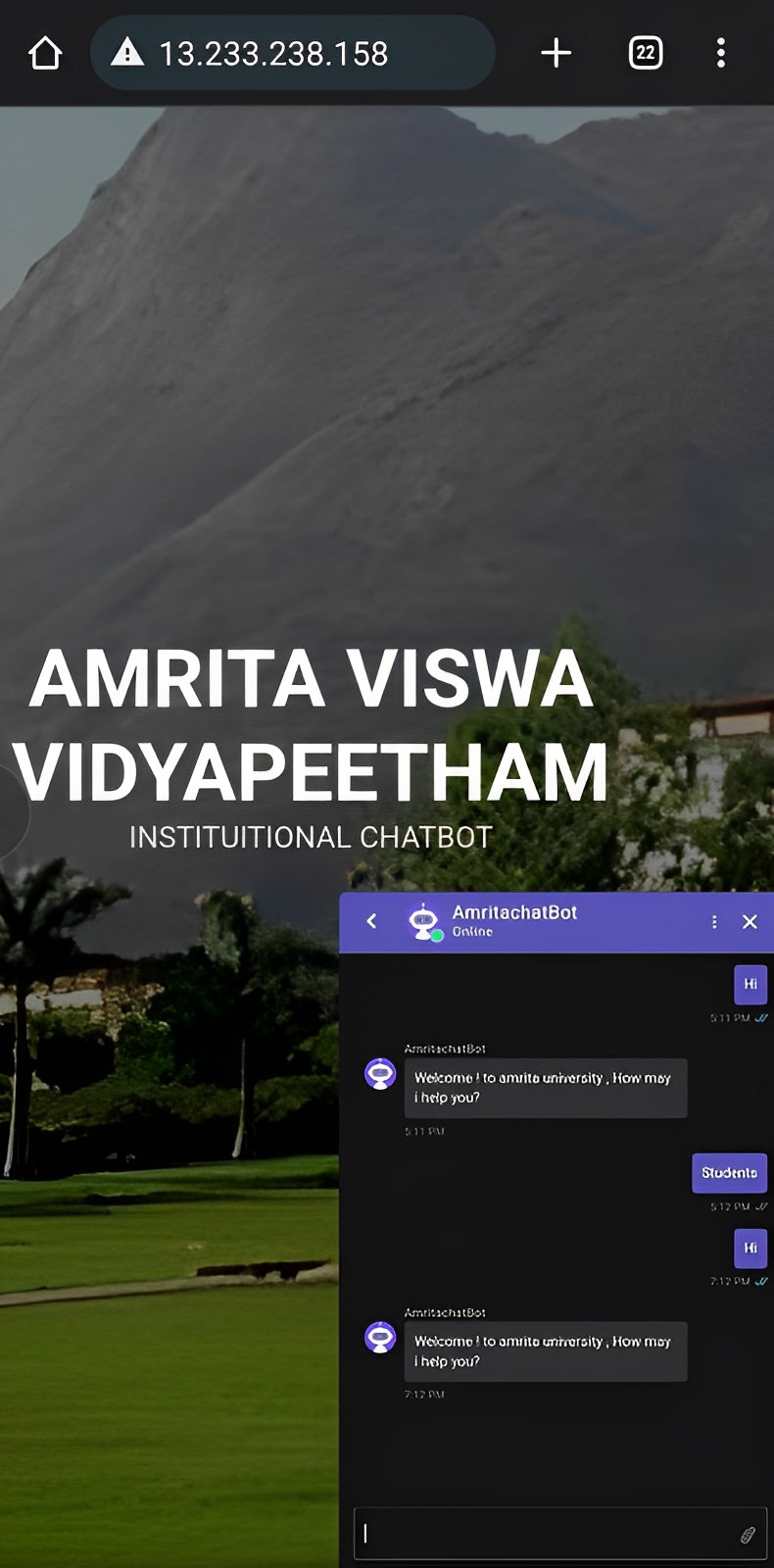 GitHub - sivashankar-selvan/Institutional-chatbot