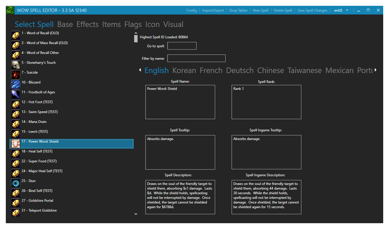 GitHub - ForgedWoW/WoW-Spell-Editor: An updated WoW Spell Editor