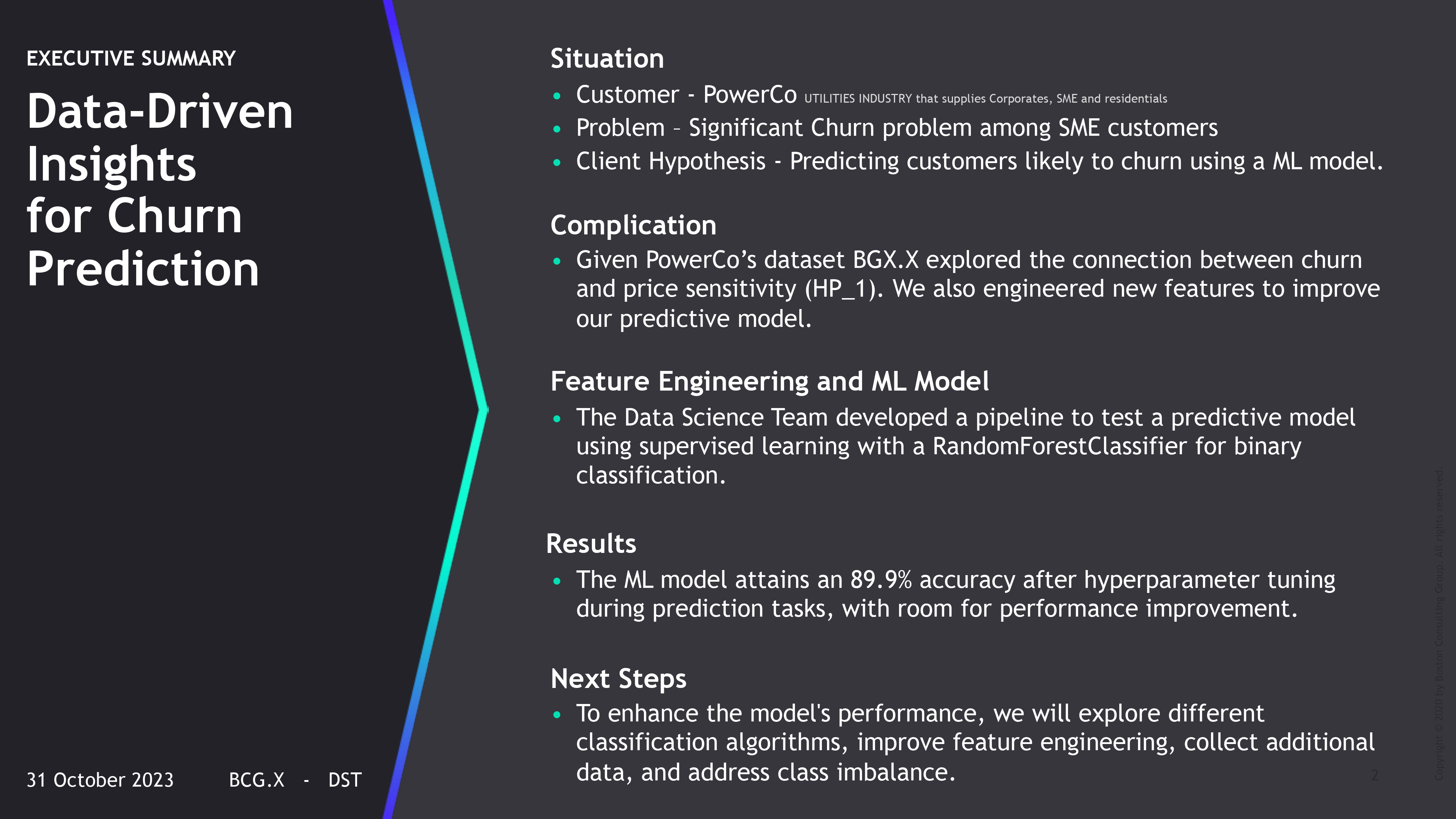GitHub - ardizio/BCG-X-x-Forage-Data-Science-Job-Simulation: Churn prediction using ML model