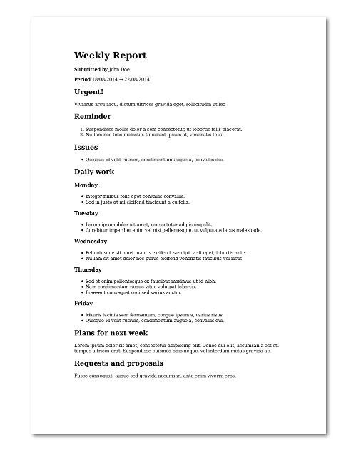 GitHub - LucasVandroux/template-weekly-report: Template for a simple ...