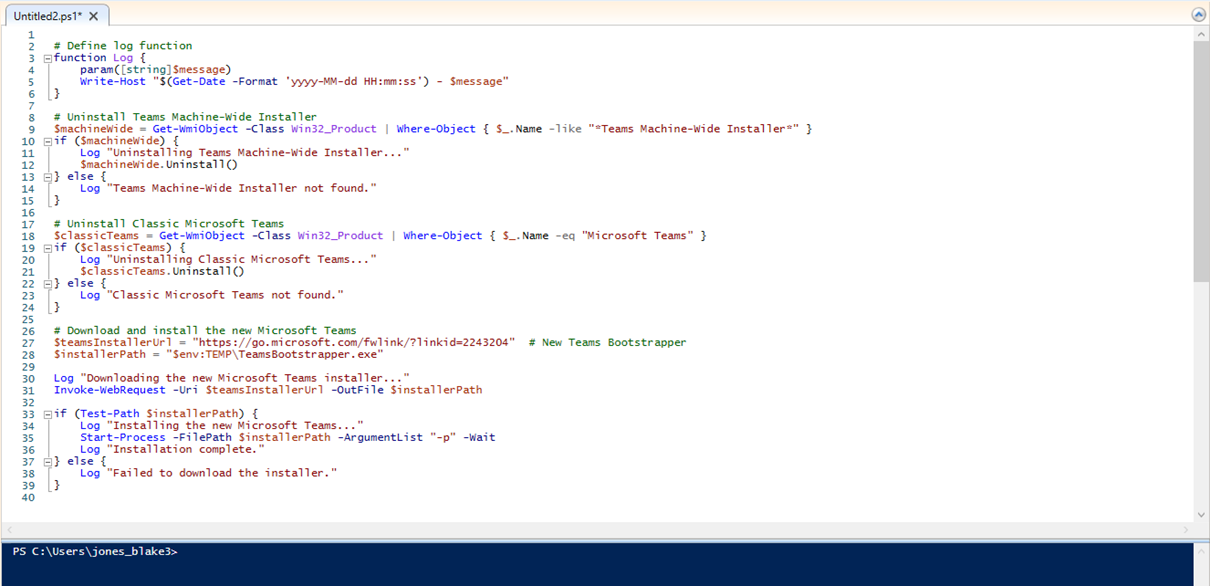 GitHub - blakedenzeljones/Microsoft-Teams-Cleanup-Script