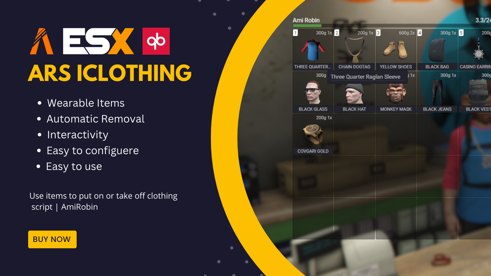 GitHub - AmiRobin-FiveM/ARS-iClothing