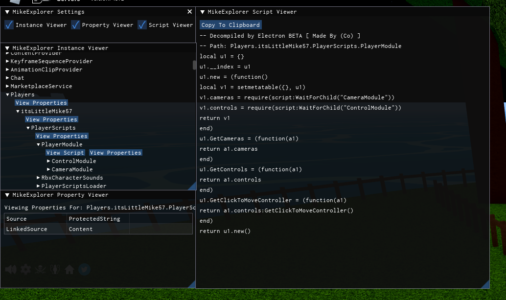 GitHub - x0581/MikeExplorer: Instance Viewer for Roblox