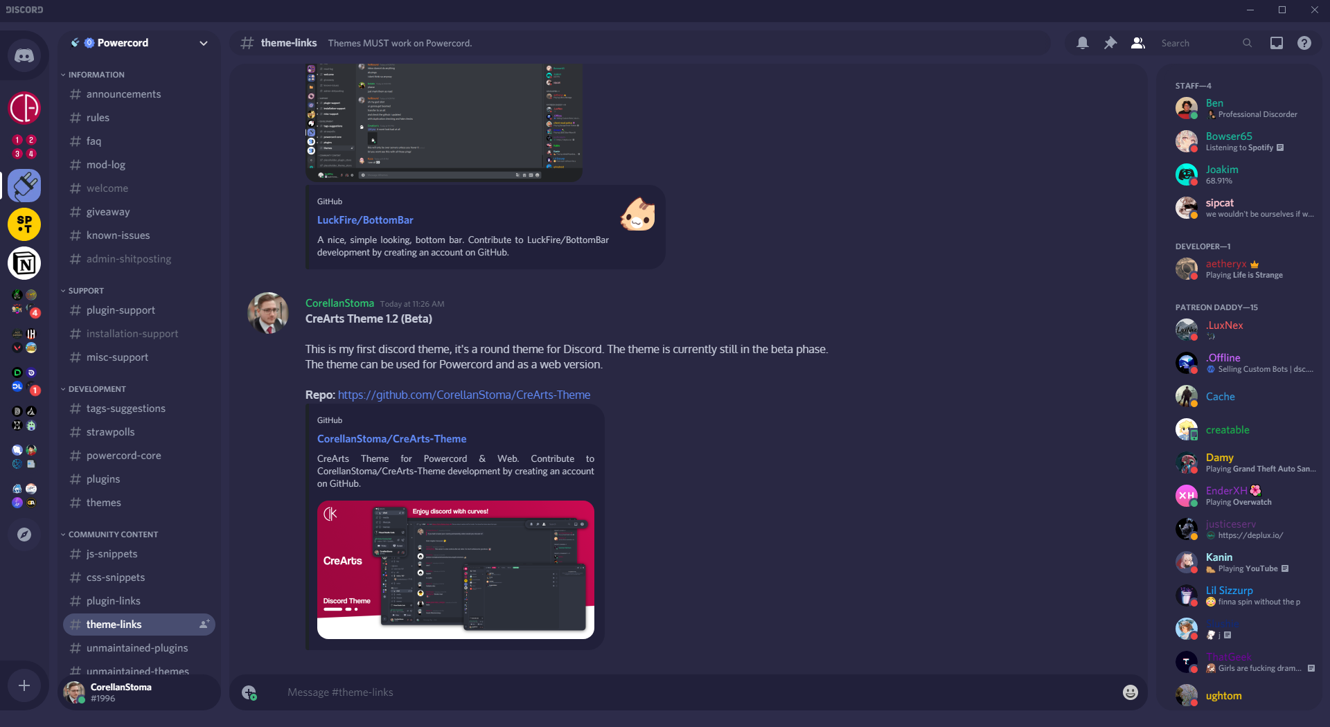 GitHub - SentraXx/CreArts-Discord-Revamp: Discord Revamp Edition for ...
