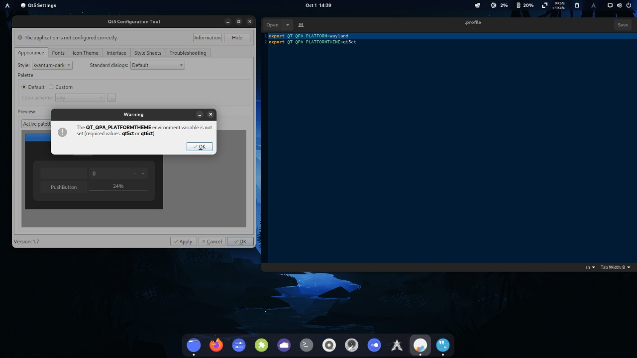 qt5ct/qt6ct Not working on Wayland · Issue #34 · trialuser02/qt6ct · GitHub