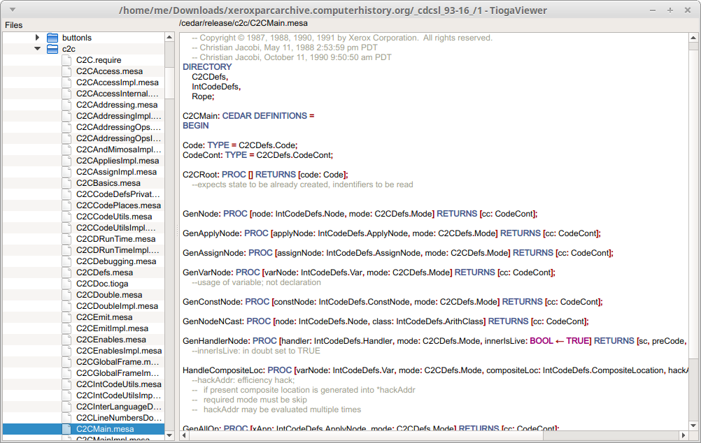 GitHub - rochus-keller/Cedar: Tools to study the Xerox Cedar/Mesa ... GitHub - rochus-keller/Cedar: Tools to study the Xerox Cedar/Mesa ...