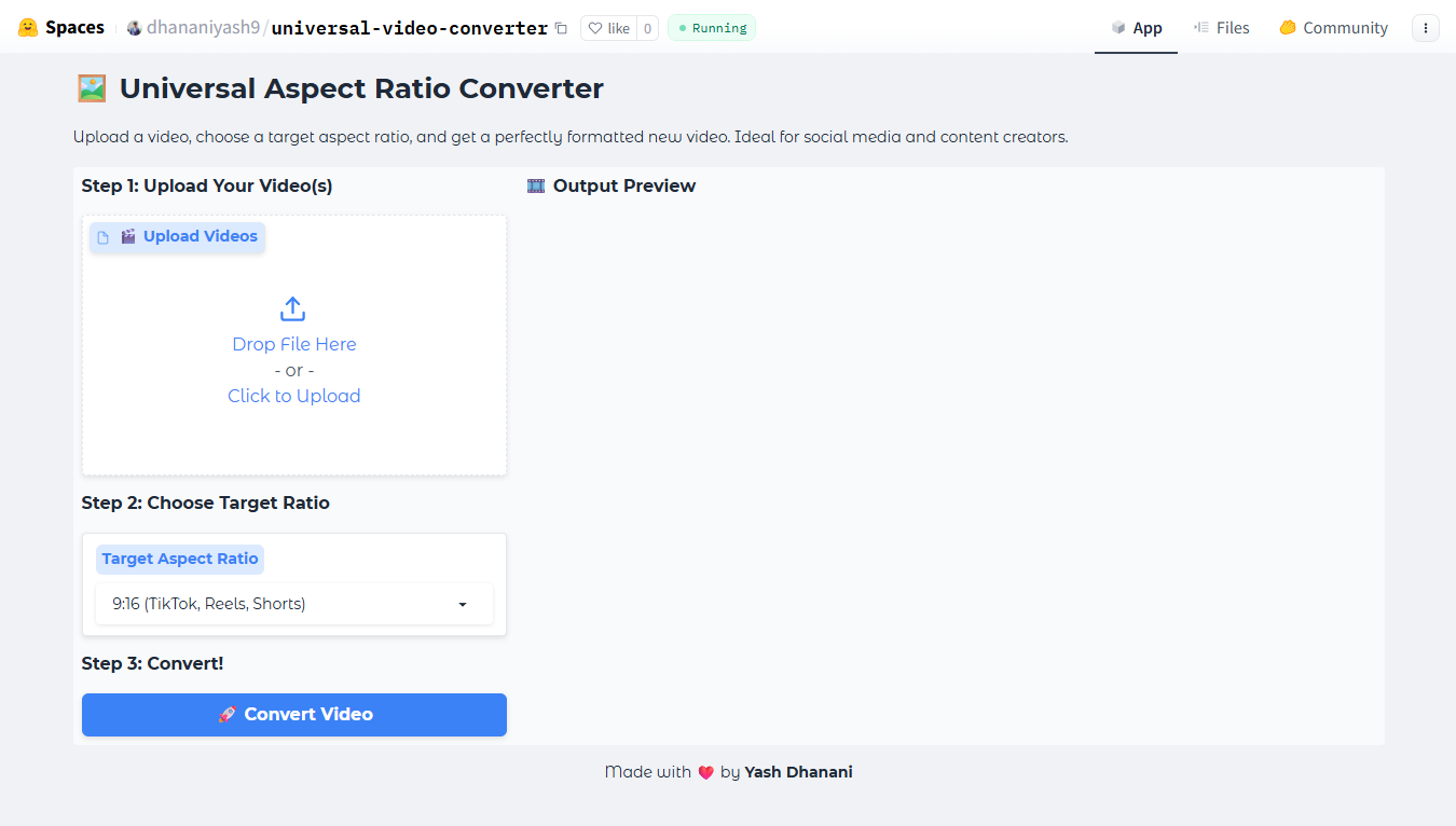 GitHub - yashdhanani/universal-video-converter: A simple, fast, and ...