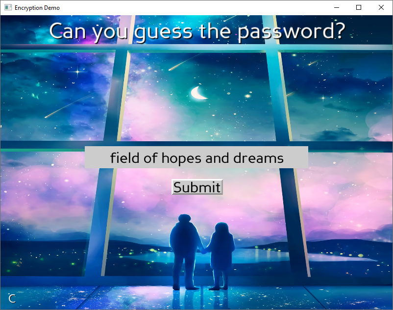 GitHub - darktohka/panda3d-encryption-demo: A demo application ...