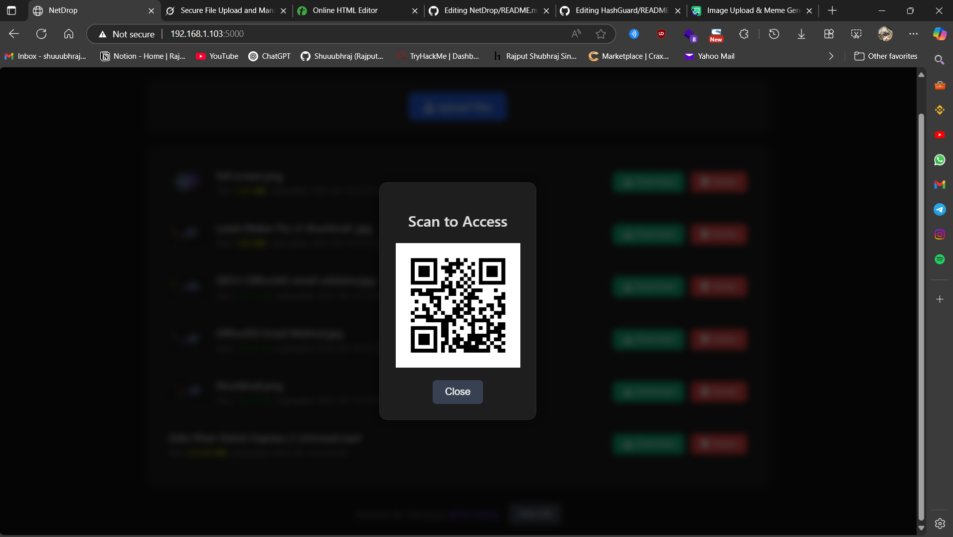GitHub - Shuuubhraj/NetDrop: NetDrop is a lightweight, secure, and user-friendly tool for ...