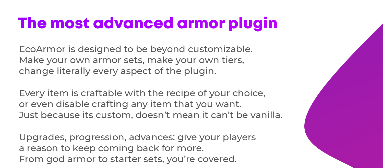 GitHub - Auxilor/EcoArmor: Custom armor sets plugin for the latest ...