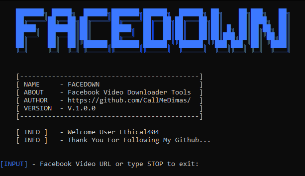GitHub - CallMeDimas/Facebook-Downloader: Python Code To Download Single/Multi Video From ...