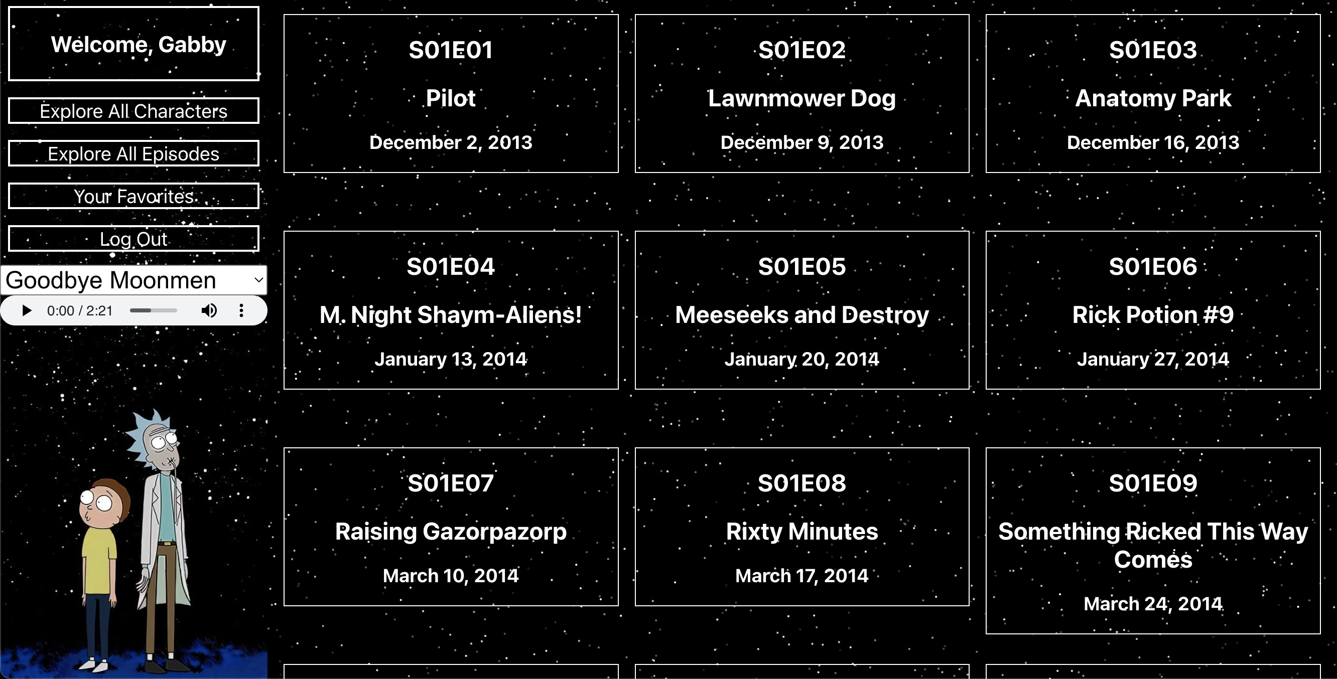 GitHub - gcastrocastro/mortys-multiverse: Morty's Multiverse is a full-stack MERN application ...