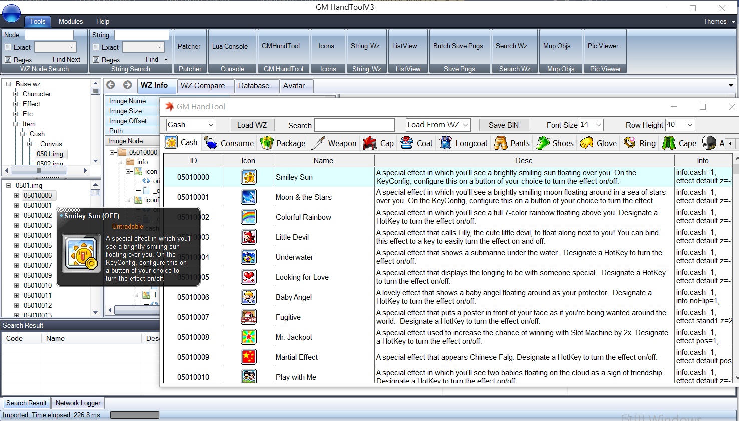 GitHub - Elem8100/GM-HandToolV3: MapleStory wz database and extractor