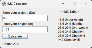 GitHub - davelowlevel/GUI-IMC-Calculator: IMC Calculator with GUI