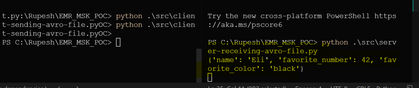 create avro file serialize and de-serialize using python · GitHub