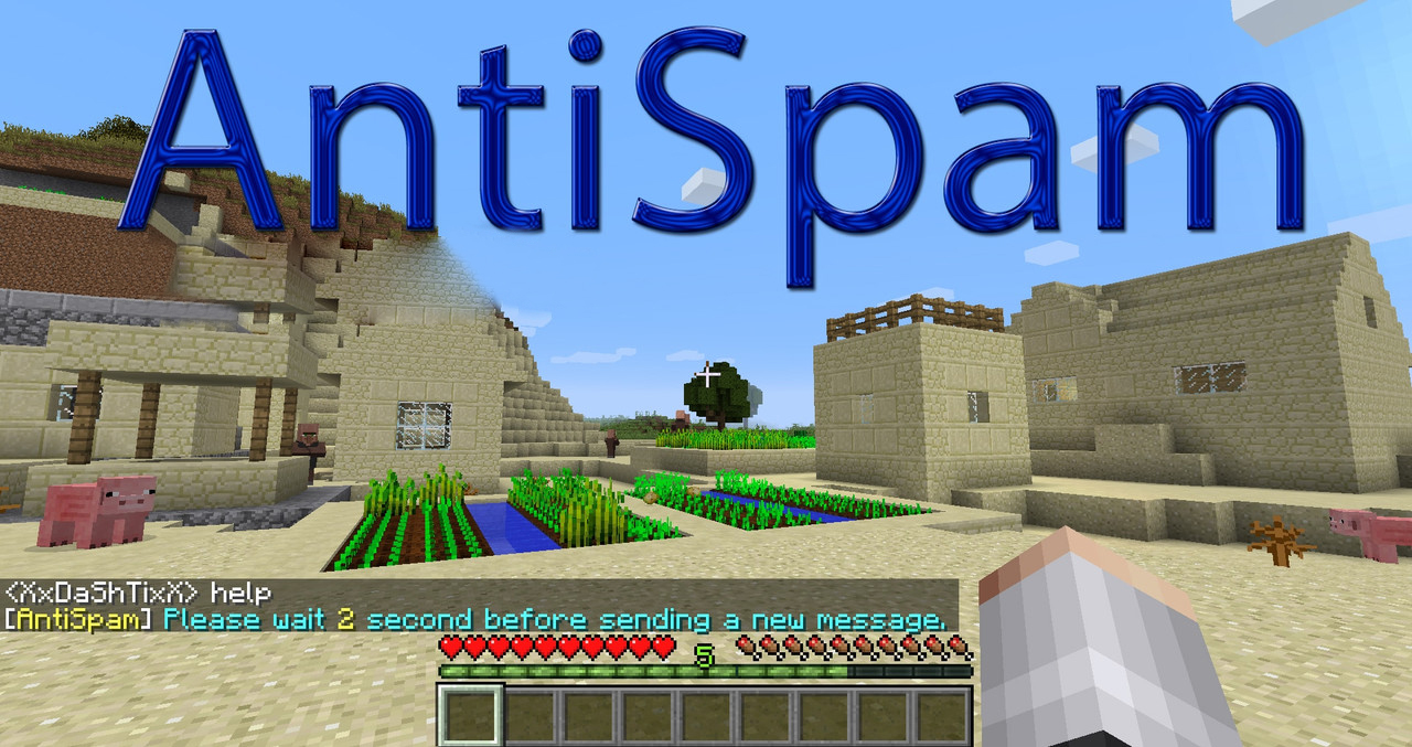 GitHub - XxDaShTixX/Minecraft-AntiSpam: A Minecraft plugin that prevent players from spamming ...