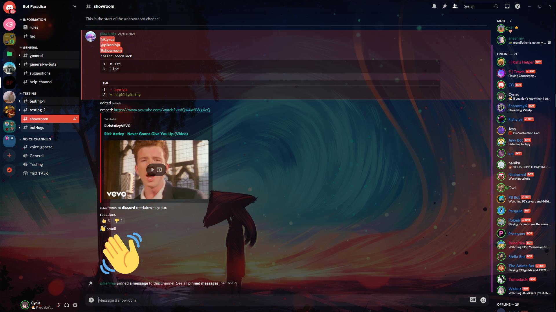 GitHub - cyrus01337/personal-discord-themes: Discord themes for custom Discord clients ...