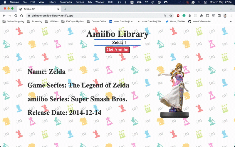 GitHub - IsraelC-Bravo/Ultimate-Amiibo-Library: Practice on API's