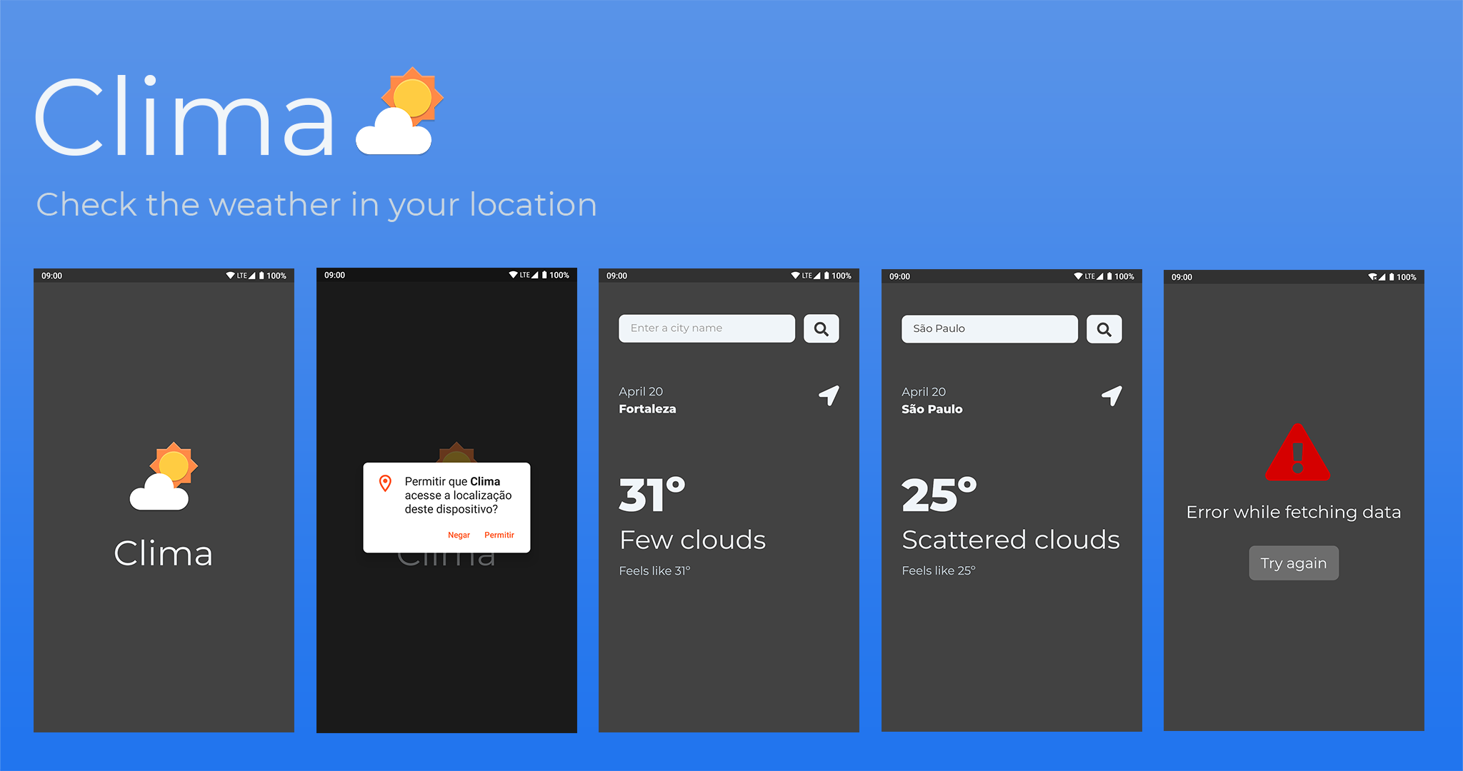 GitHub - KriacoesMobile/Clima-Flutter: The seventh app created in Flutter Developer BootCamp 2020.