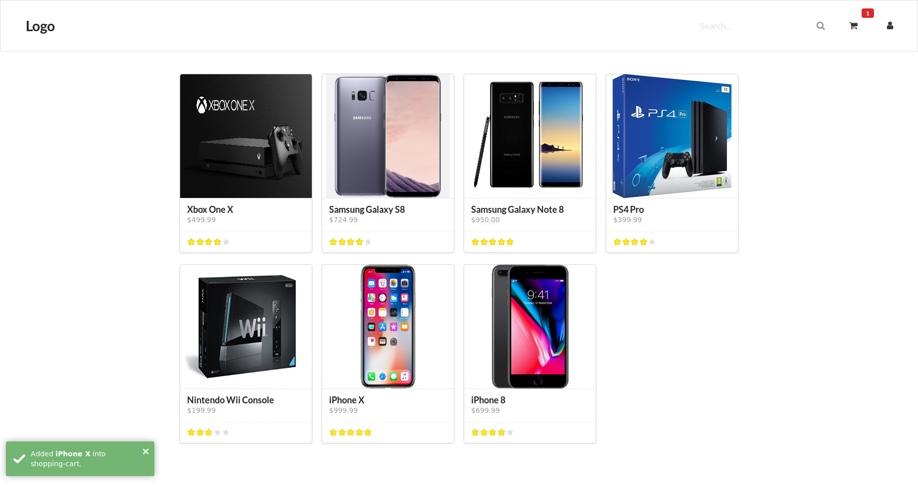 GitHub - damienzeng73/shopping-cart: A simple Shopping-cart built with ...