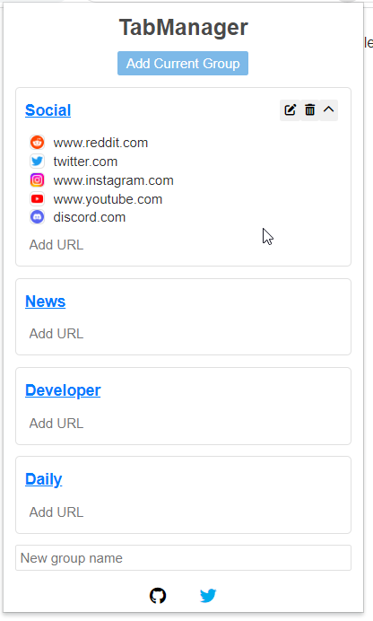 GitHub - bagcivan/TabManager: Tab Group Manager is a powerful and user ...