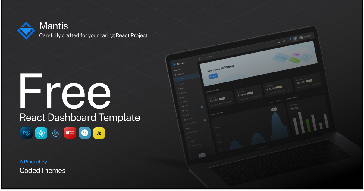 GitHub - mide-X/react-admin-template: Mantis is React Dashboard ...