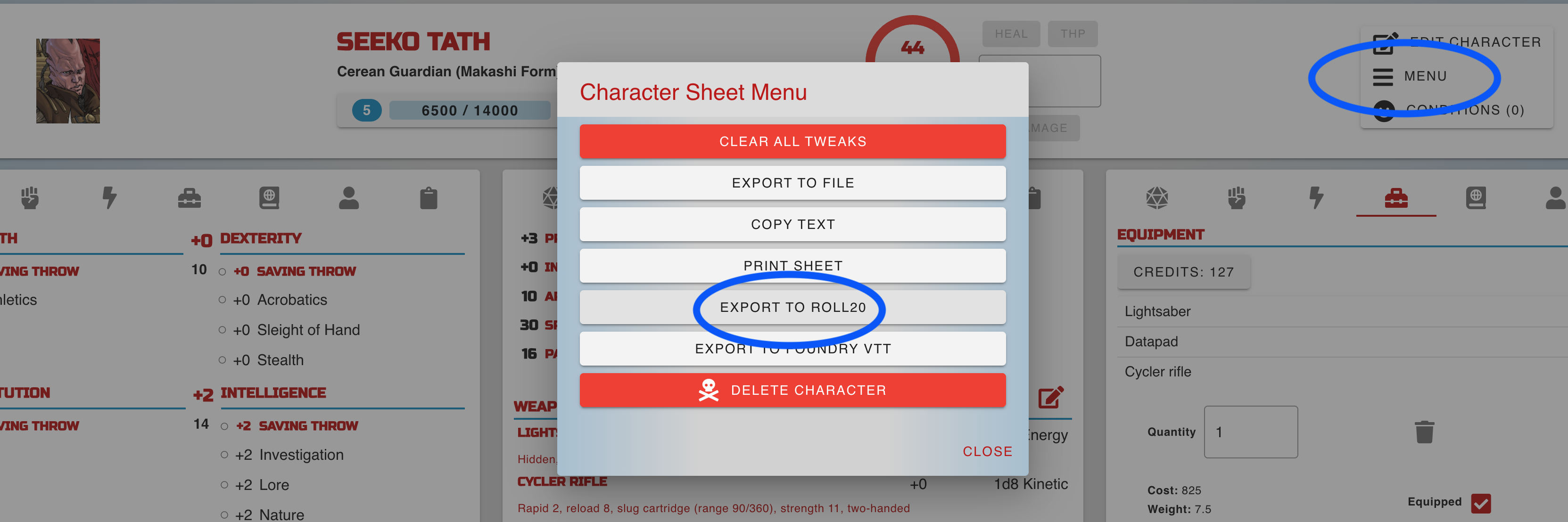 GitHub - James-Fallon/sw5e-alchemyrpg-converter: Python script to convert SW5e character JSONs ...