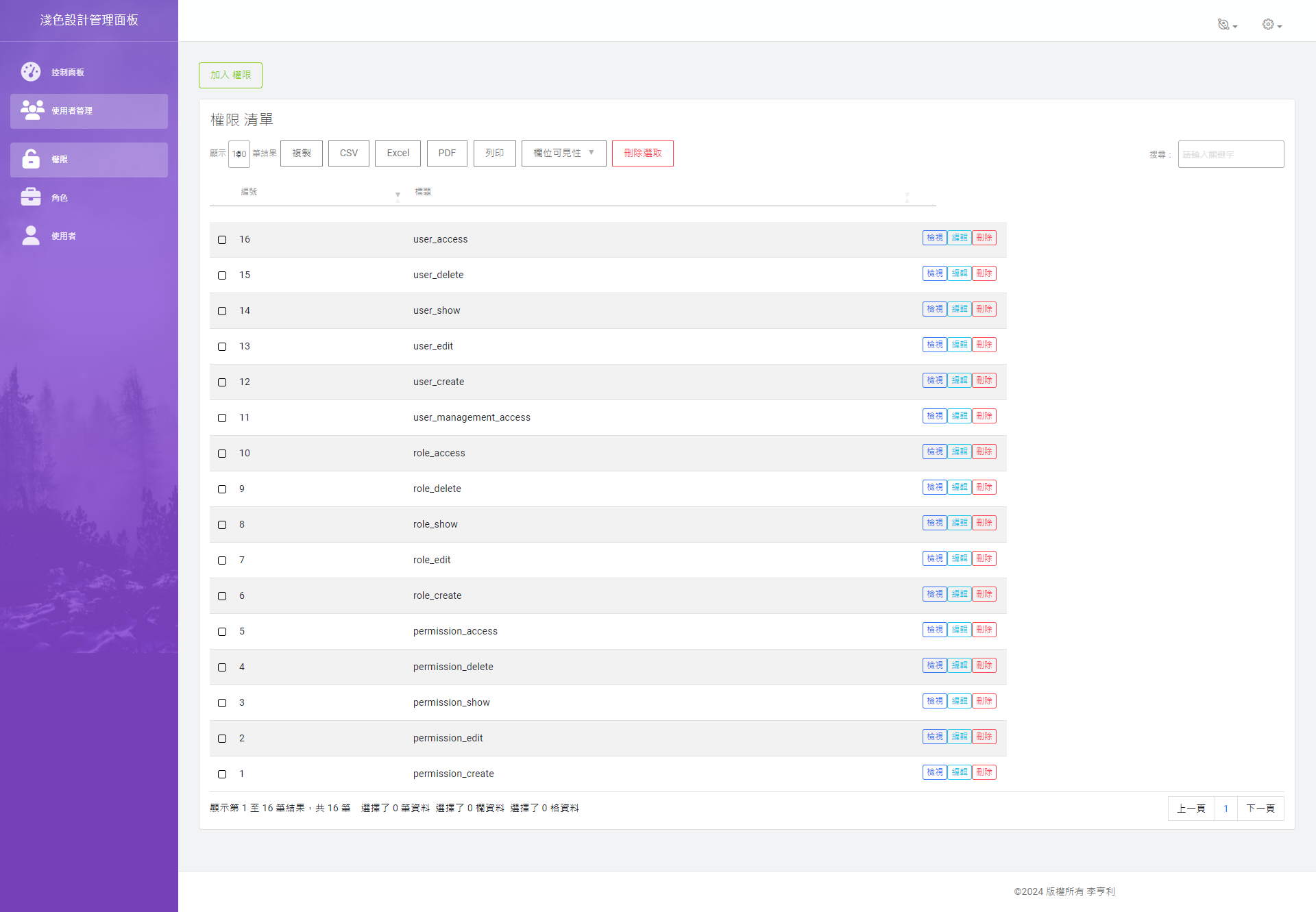 GitHub - henryleeworld/laravel-light-design-admin-panel: 淺色設計管理面板