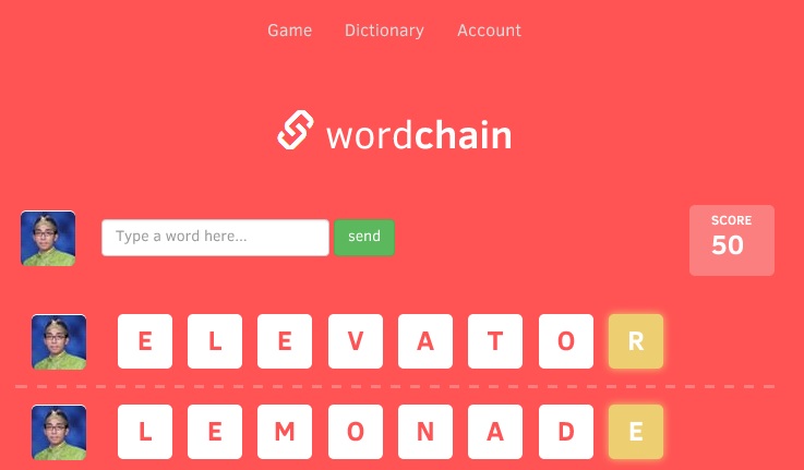 GitHub - sonnylazuardi/wordchain: Multiplayer word chaining game using ...