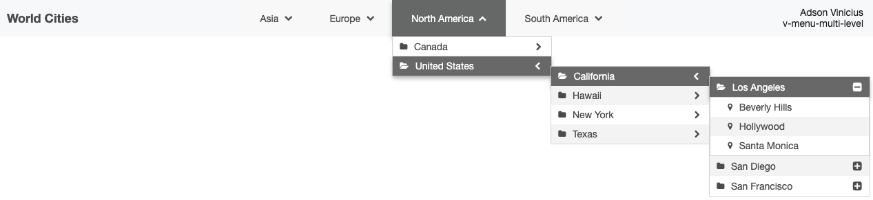 GitHub - adsonvinicius/v-menu-multi-level: A customizable VueJS menu multi-level