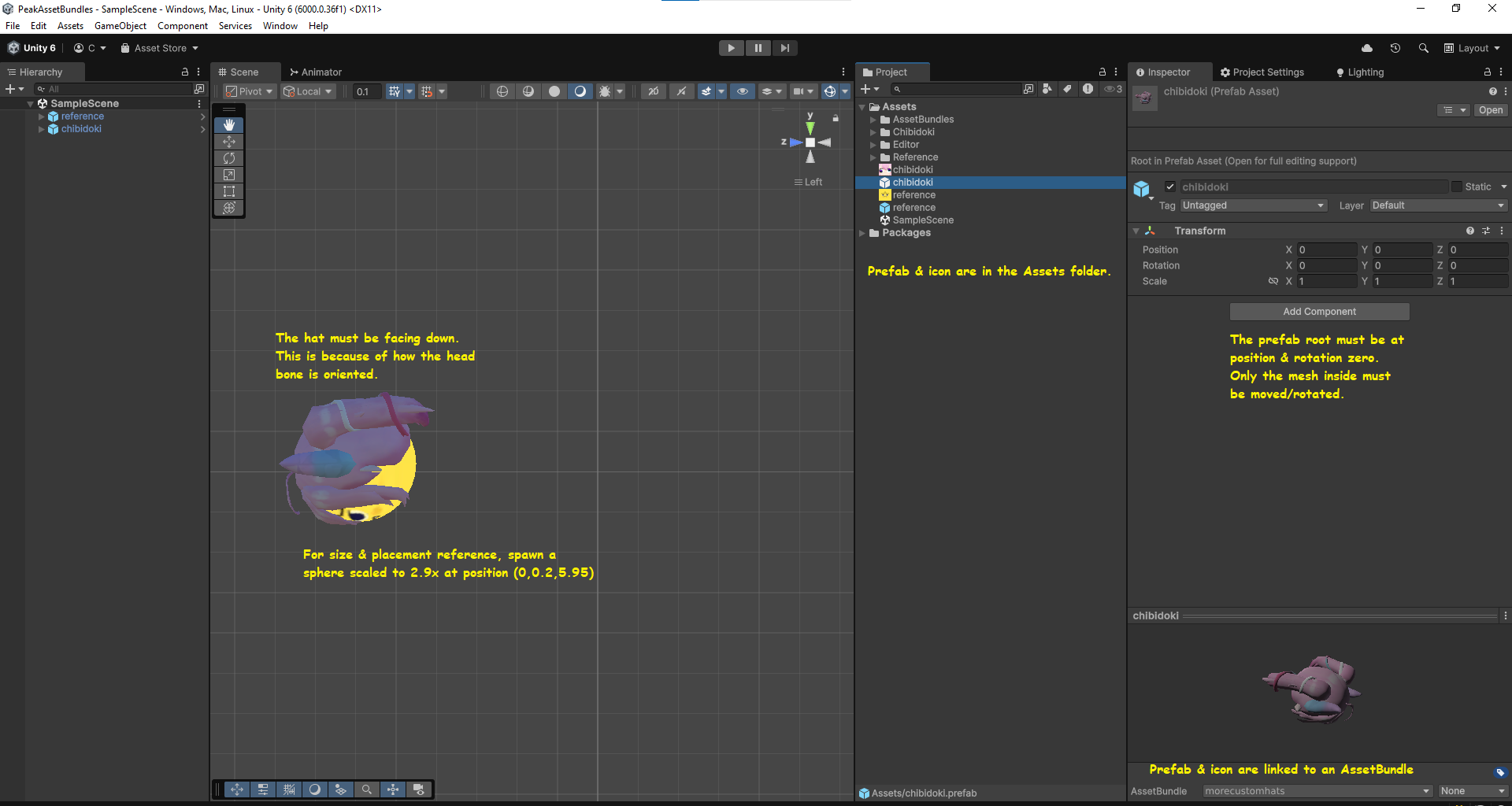 GitHub - MonAmiral/MoreCustomHats: PEAK mod to add new VTuber hats