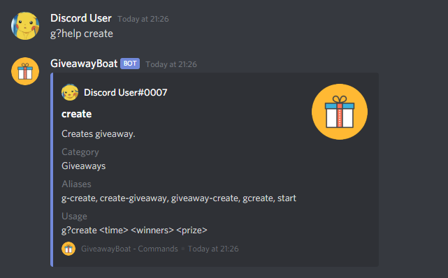 GitHub - twlite/GiveawayBoat: Discord giveaway bot using "discord-giveaways"