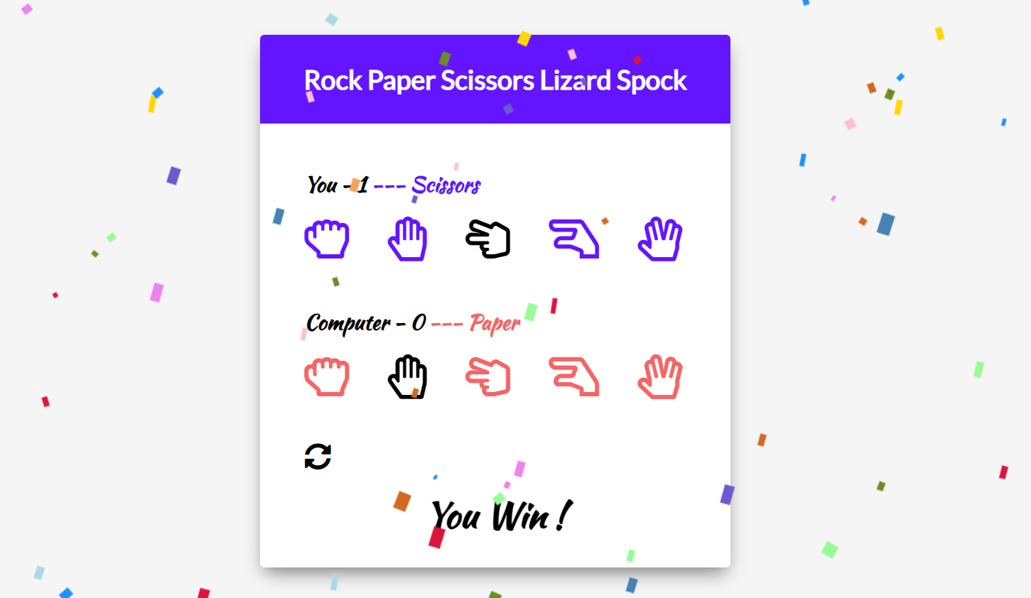 GitHub - Dz-LevelZero/Rock-Paper-Scissors-Lizard-Spock-GAME: A JavaScript Rock, Paper, Scissors ...