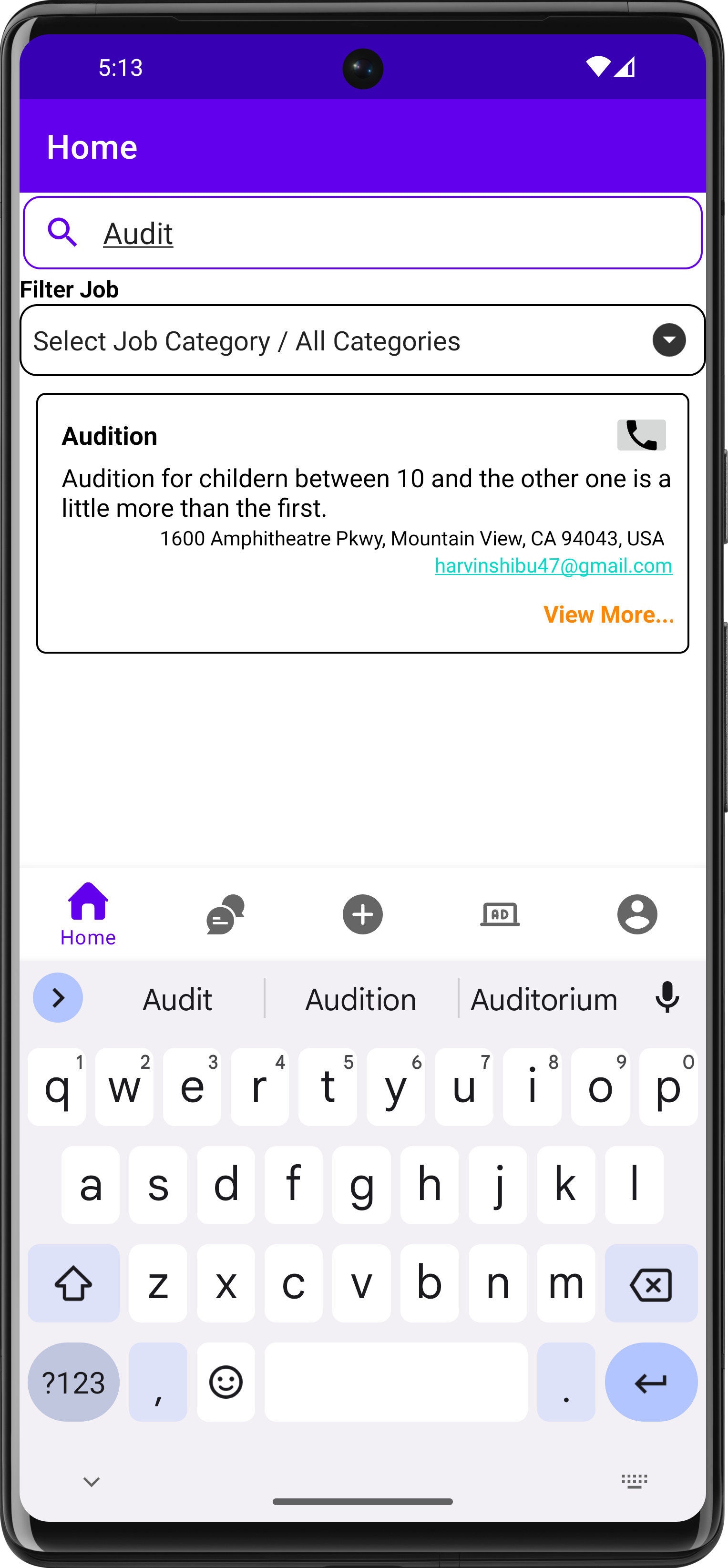 GitHub - harvinshibu/JobStack-Android-App: A Job Portal Android Application