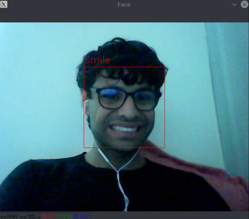 GitHub - mateusmb/smile-detector: A real-time smile detector program