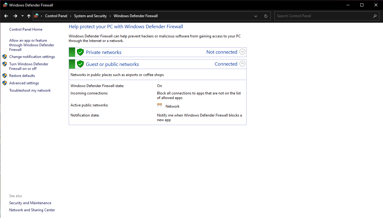 GitHub - kevinnyeo/MicrosoftWindowsDefenderFirewall: Project consists ...