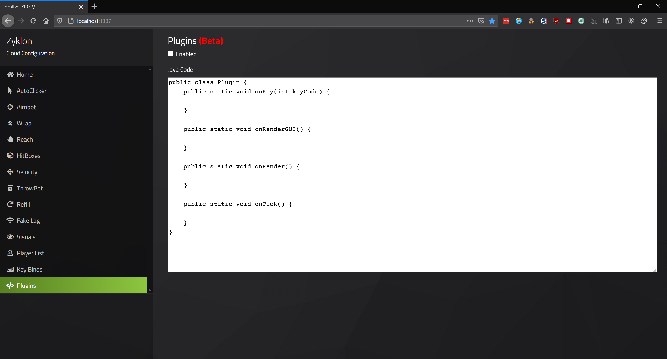 GitHub - jeopardization/Zyklon: Free version of Zyklon, an injectable web-based ghost client for ...