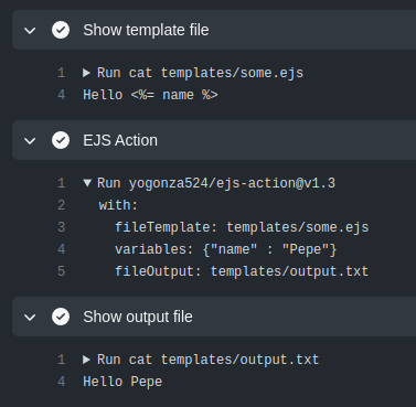 EJS Action · Actions · GitHub Marketplace · GitHub