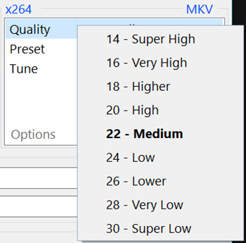 x264 x265 Custom Quality Definitions · staxrip/staxrip Wiki · GitHub