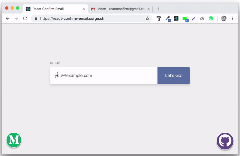 GitHub - funador/react-confirm-email: Email confirmation with React and ... GitHub - funador/react-confirm-email: Email confirmation with React and ...