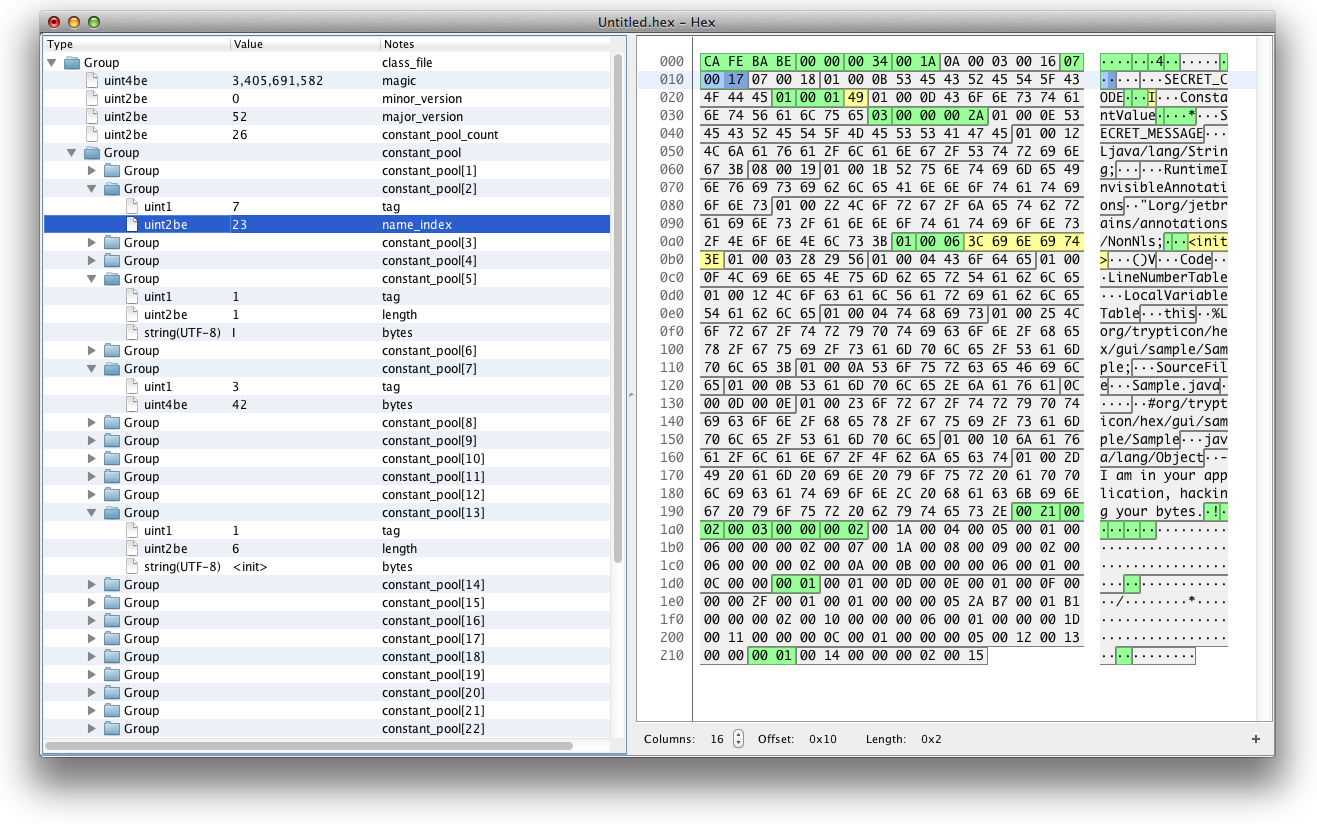 GitHub - hakanai/hex: A hex viewer