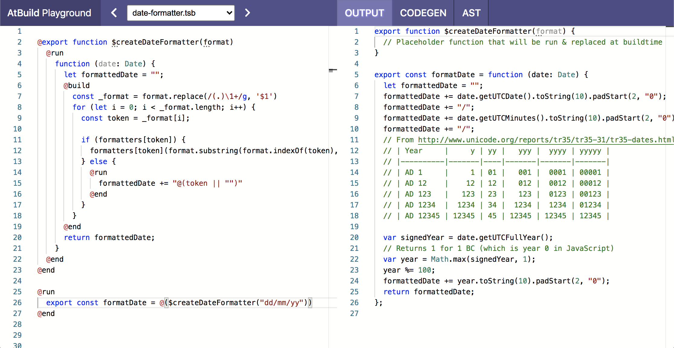 GitHub - Jarred-Sumner/atbuild: Use JavaScript to generate JavaScript