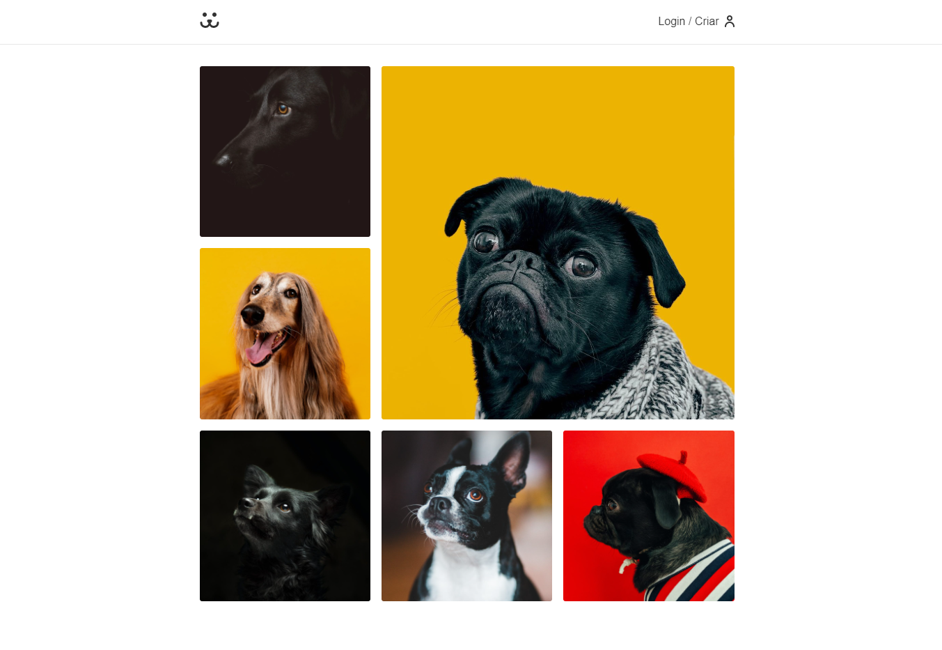 GitHub - ArlissonC/dogs: Uma rede social para cachorros utilizando React