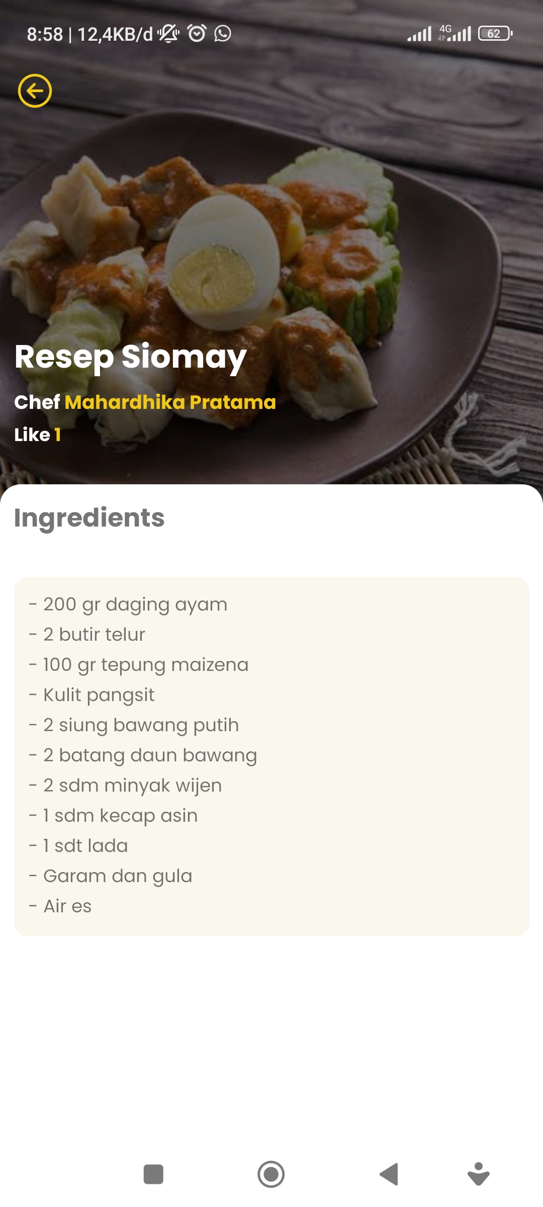 GitHub - mahardhikap/RecipeMobileApp: Mama Recipe Application Version