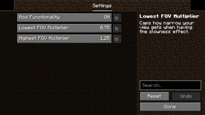 GitHub - JustAlittleWolf/SpeedFOVLimiter: Set limits for what speed and ...