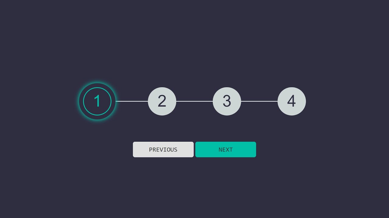 GitHub - blank-yt/Glowing-Responsive-Steps-Progress-Bar-Pagination-with-Navigation-Buttons ...