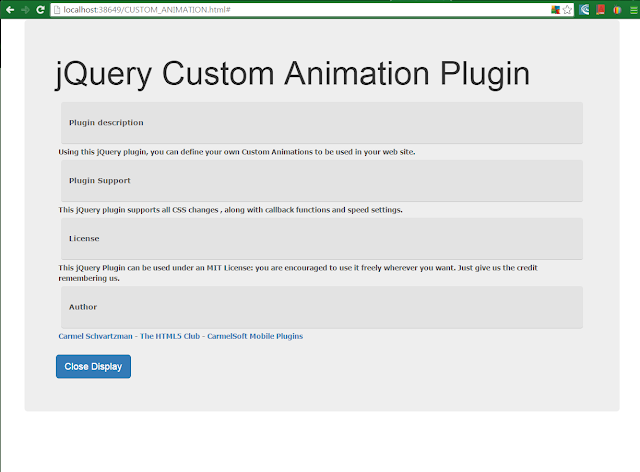 GitHub - CarmelSoftware/jQueryPlugin_CustomAnimation: A jQuery Plugin to create your own Custom ...