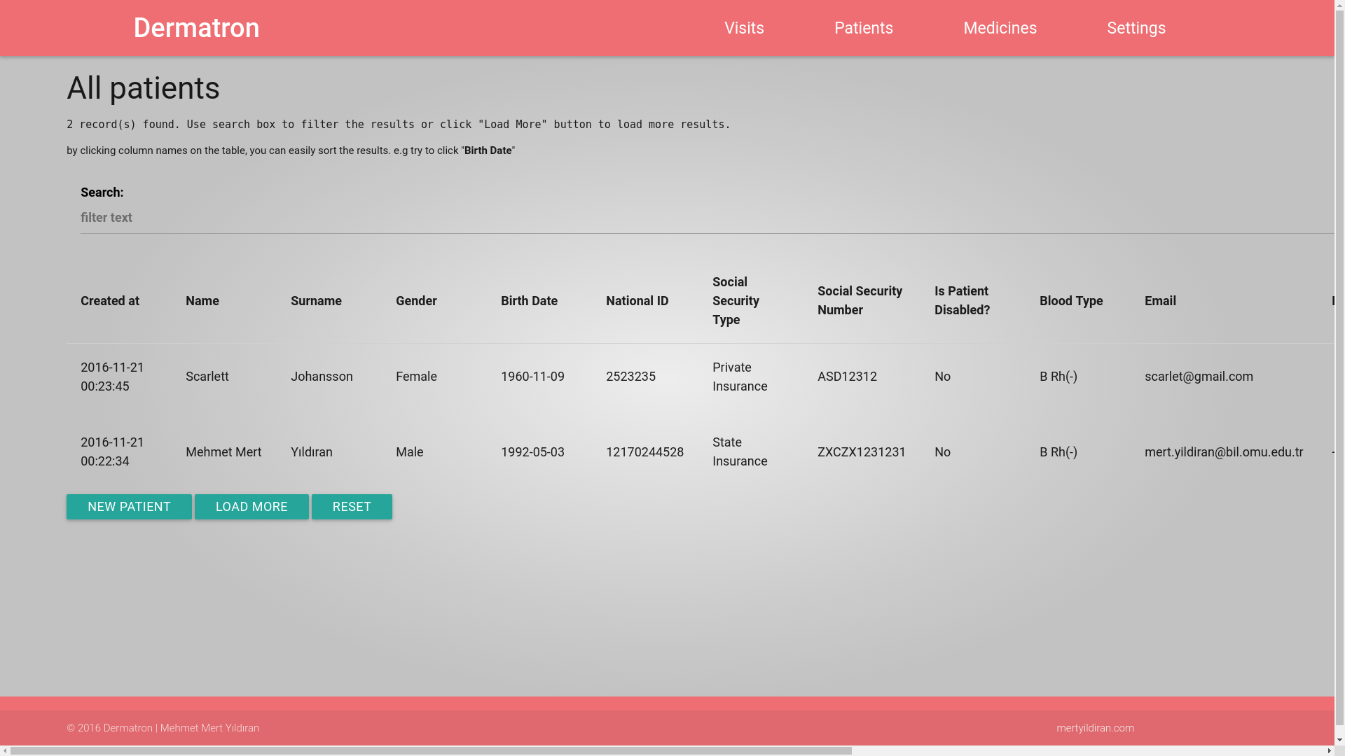 GitHub - mertyildiran/Dermatron: Dermatology focused medical records ...